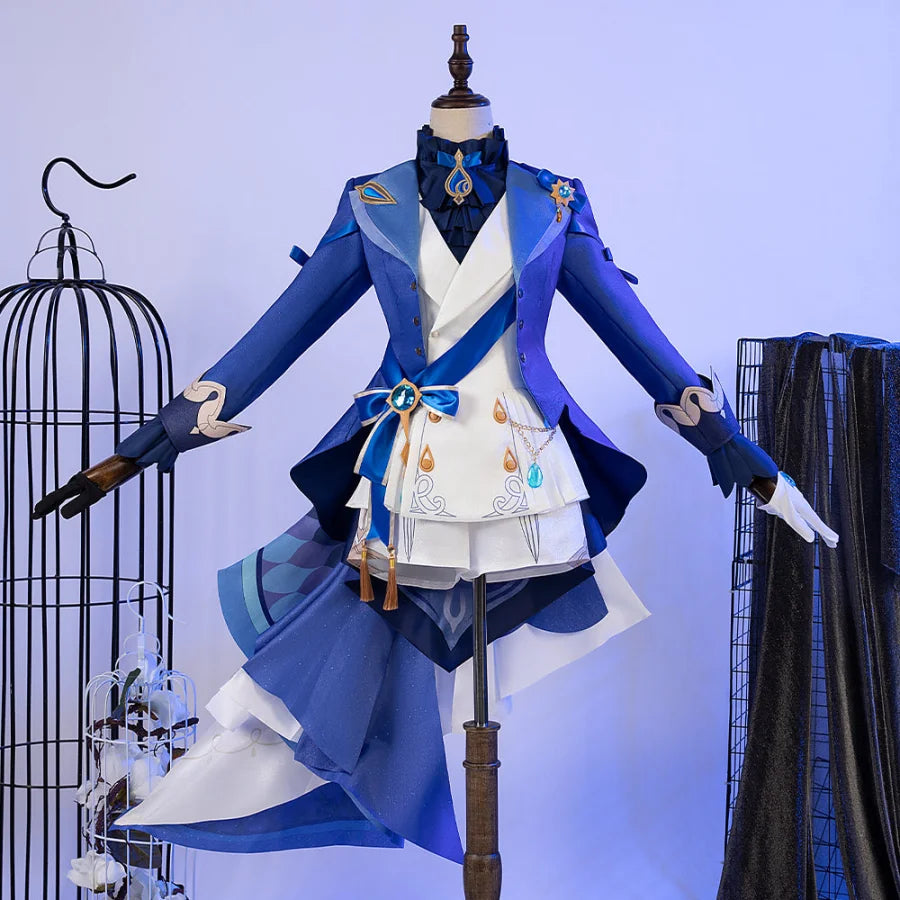 Genshin Impact Pneuma Furina Hydro Archon Cosplay Costume C08612 A