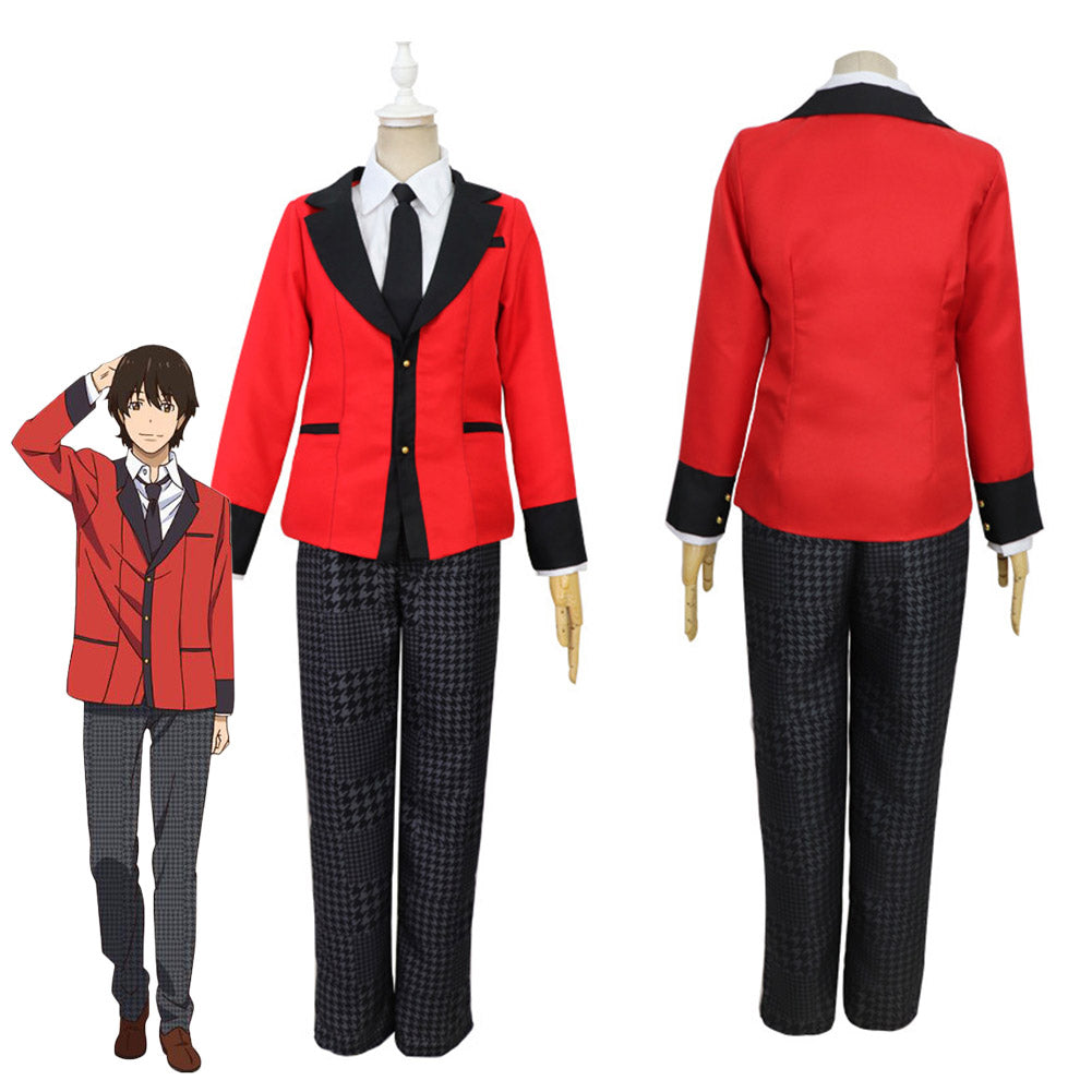 Kakegurui Ryouta Suzui Men School Uniform Outfits Halloween Carnival ...